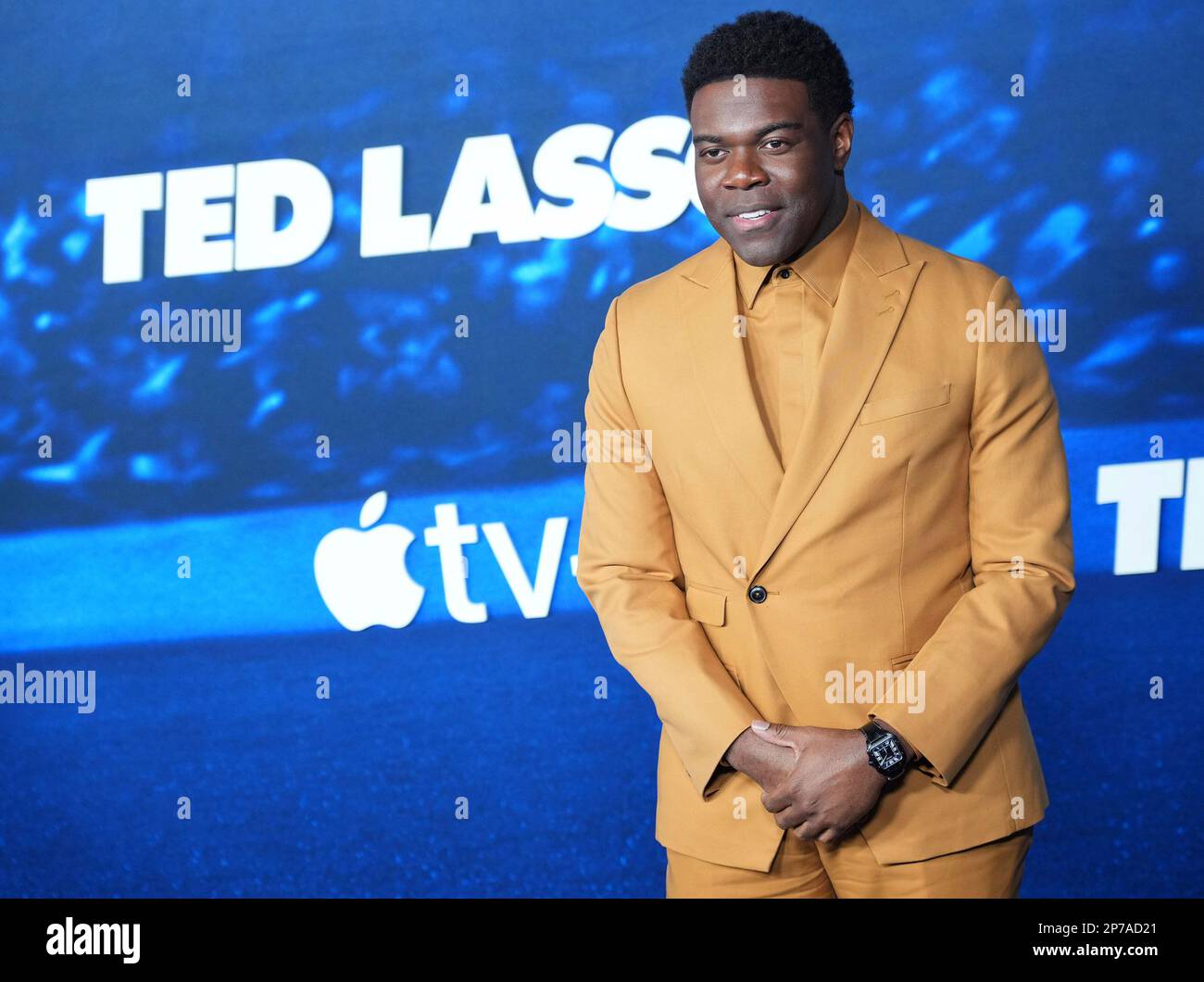 Sam Richardson arrives at the Apple Original Series' TED LASSO Season 3 ...