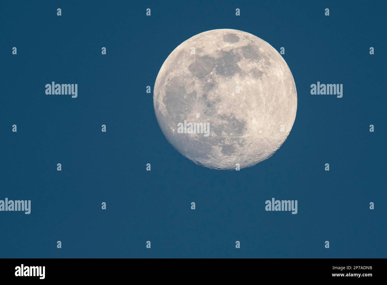 Moon, full moon, Vechta, Lower Saxony, Germany Stock Photo - Alamy