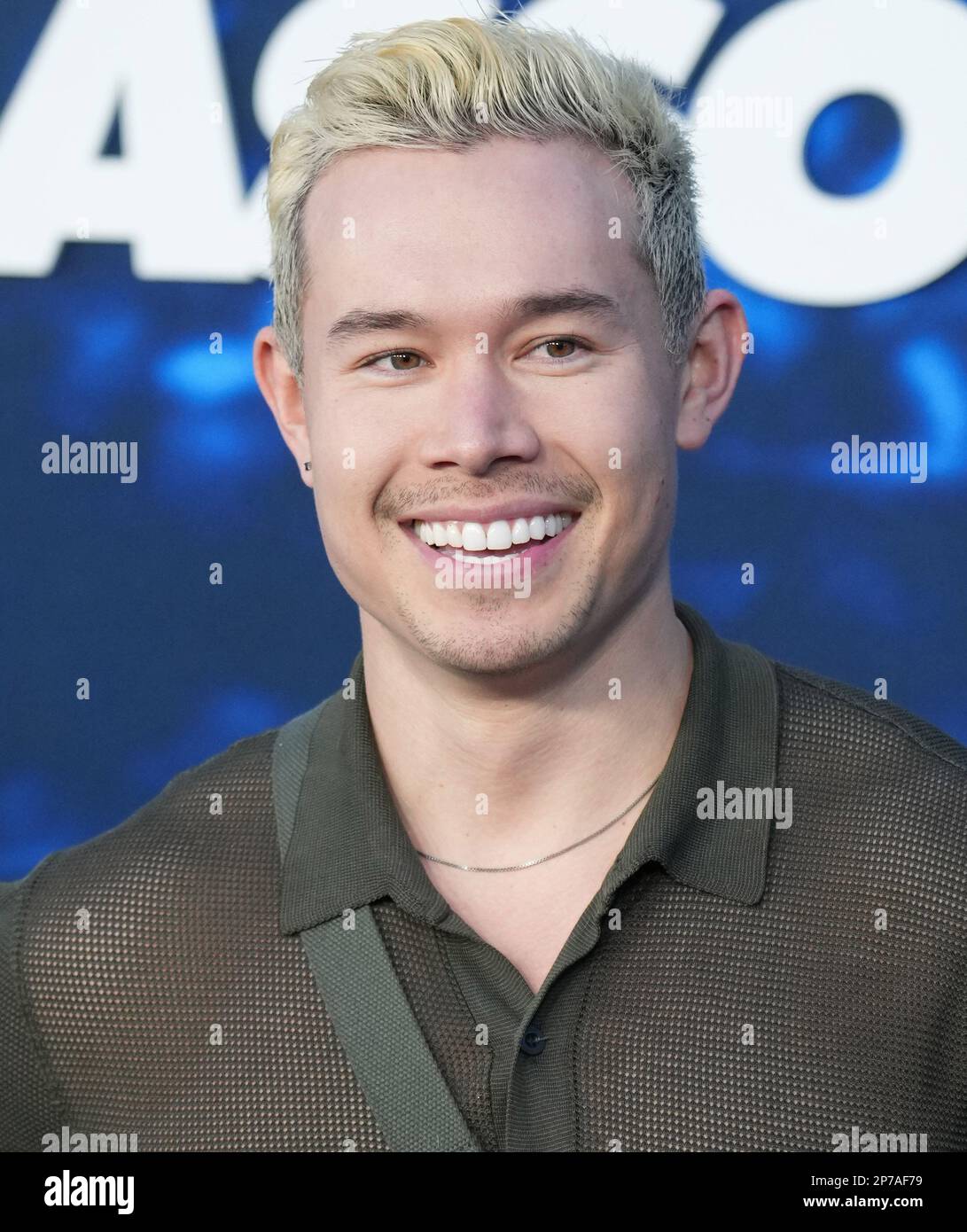 Colton Tran arrives at the Apple Original Series' TED LASSO Season 3 ...