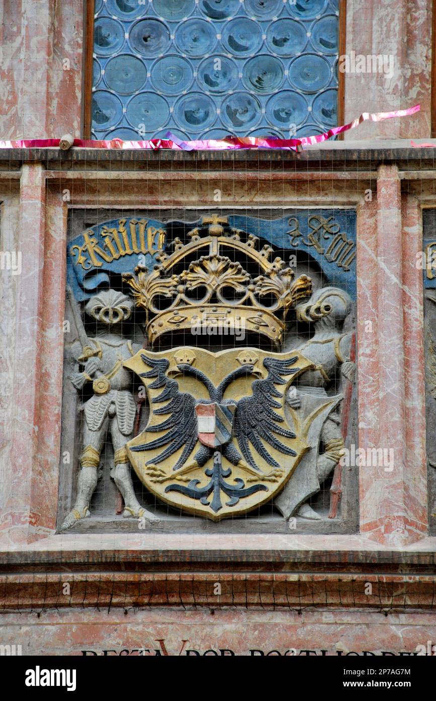The Goldenes Dachl (Golden Roof), Innsbruck, Austria, Europe Stock ...