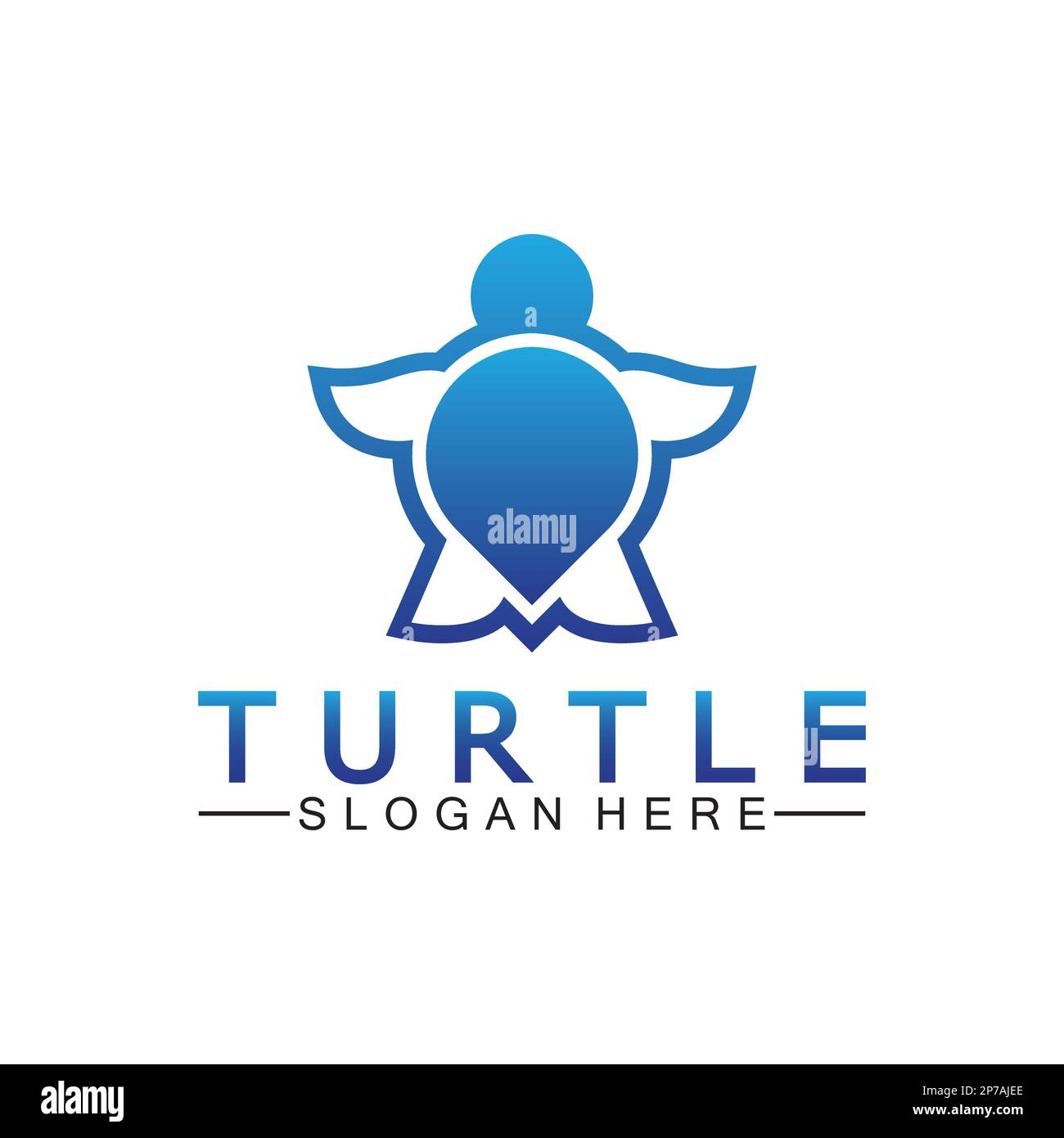 Turtle icon, Sea turtle vector illustration, Logo for buttons, websites ...