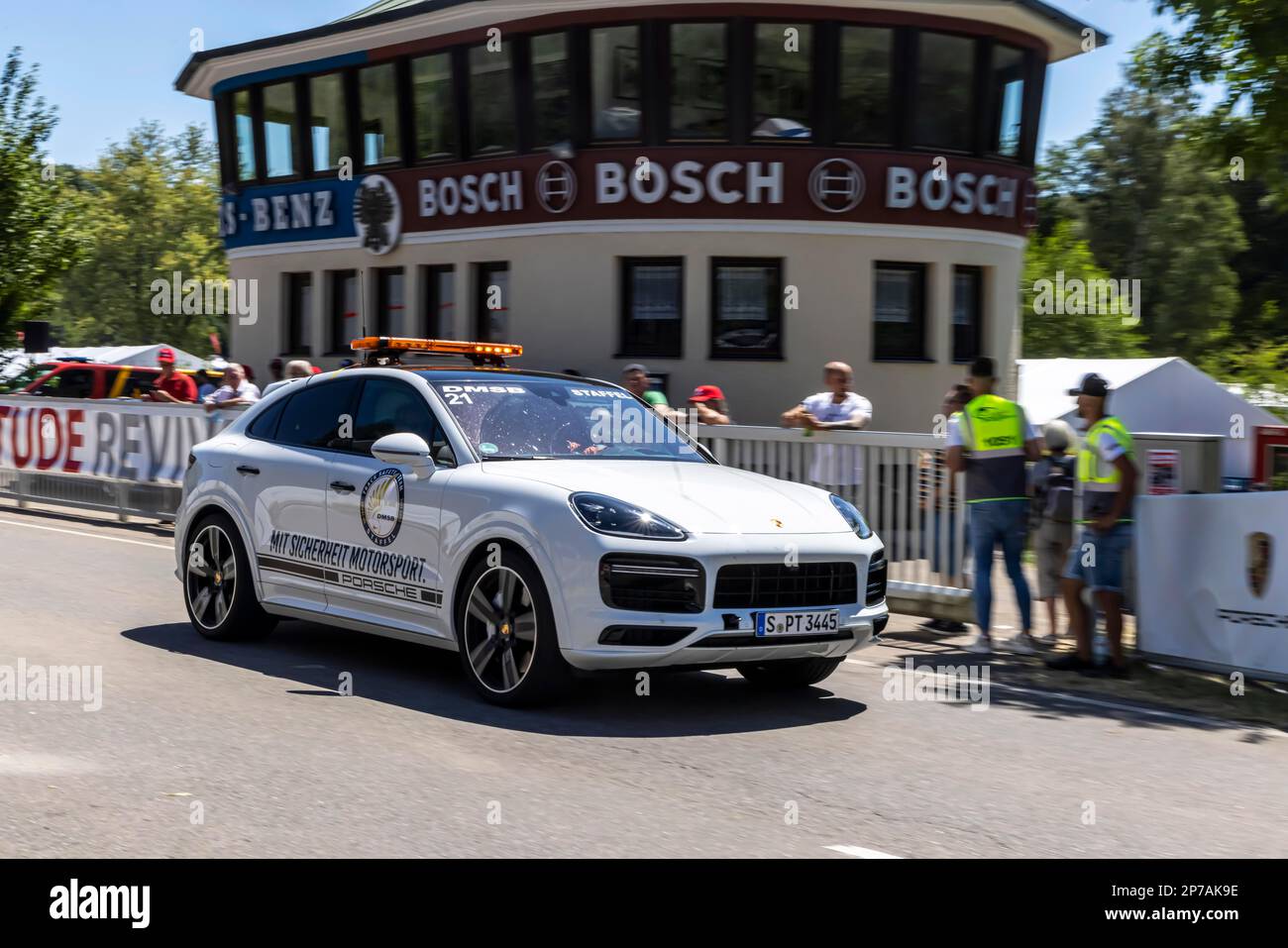 Powered by Renewable Fuel, modern sports car by Porsche with combustion ...
