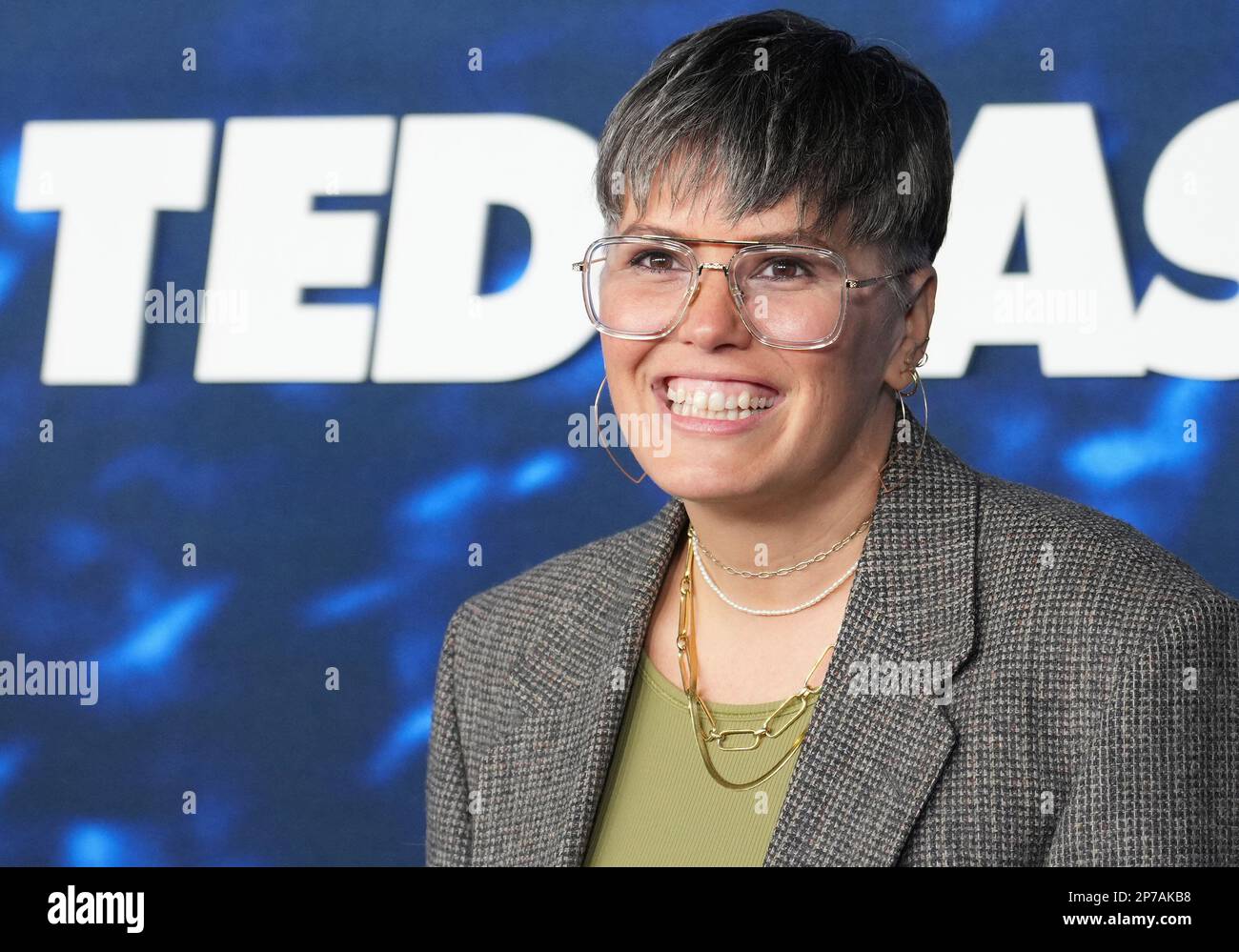 Alison Williams arrives at the Apple Original Series' TED LASSO Season ...
