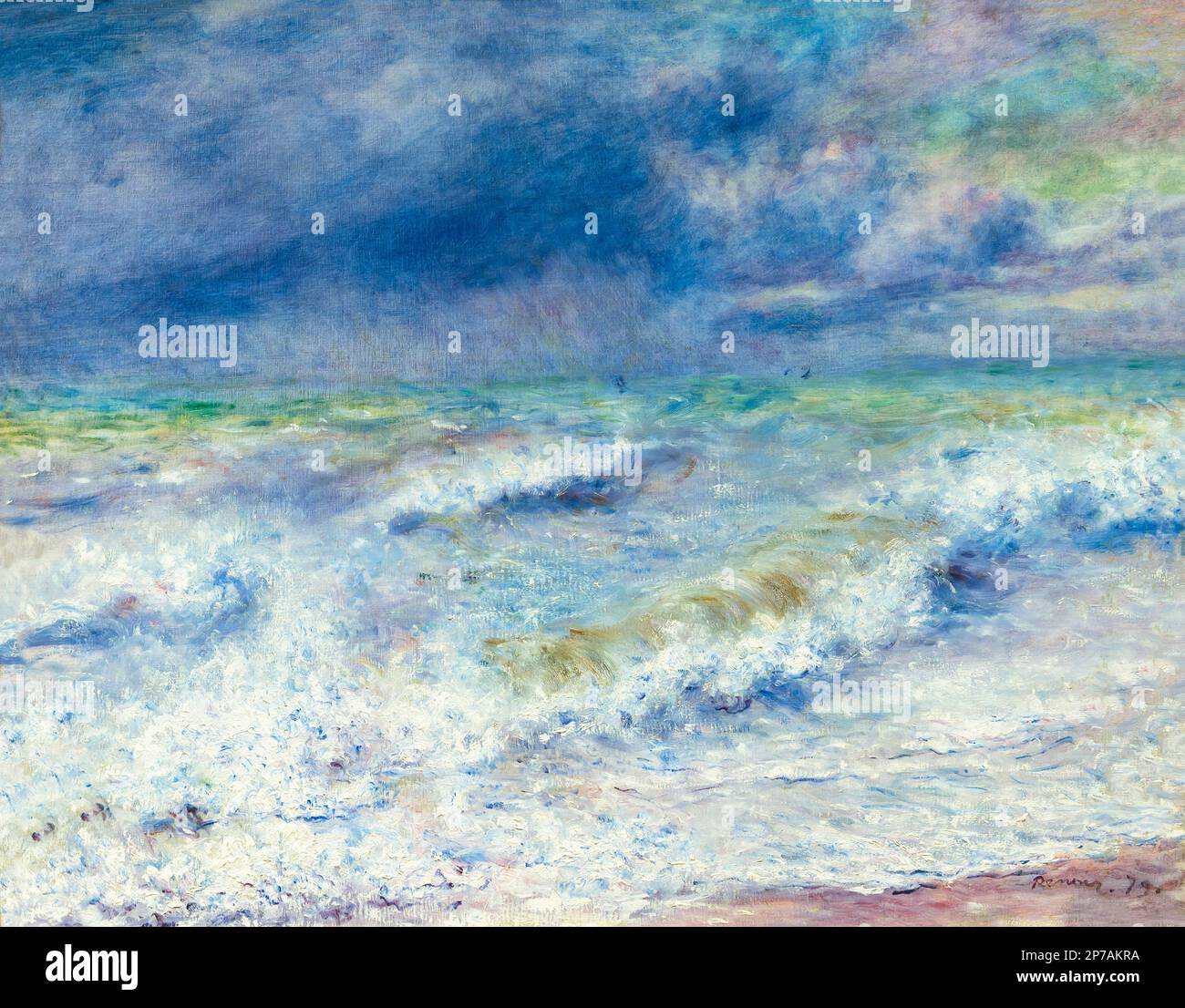 Seascape, Pierre-Auguste Renoir, 1879, Art Institute of Chicago ...