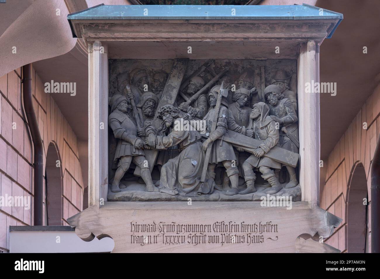 Second Stations of the Cross by Adam Kraft, German sculptor in the 15th ...