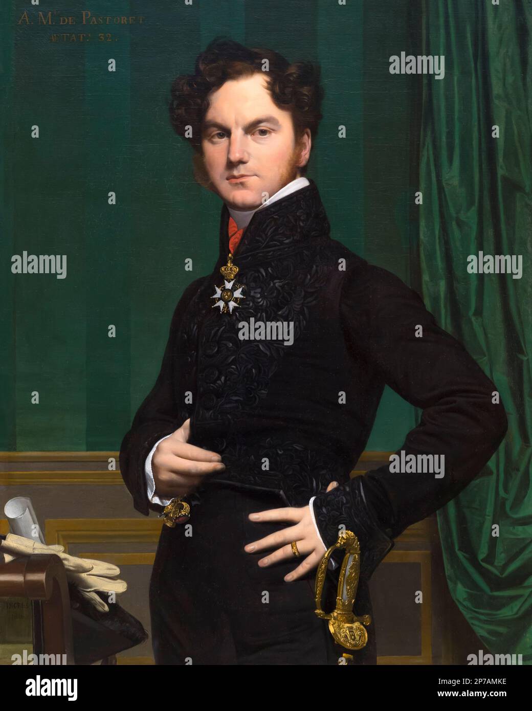 Amedee-David the Comte de Pastoret, Jean-Auguste-Dominic Ingres, 1823 ...