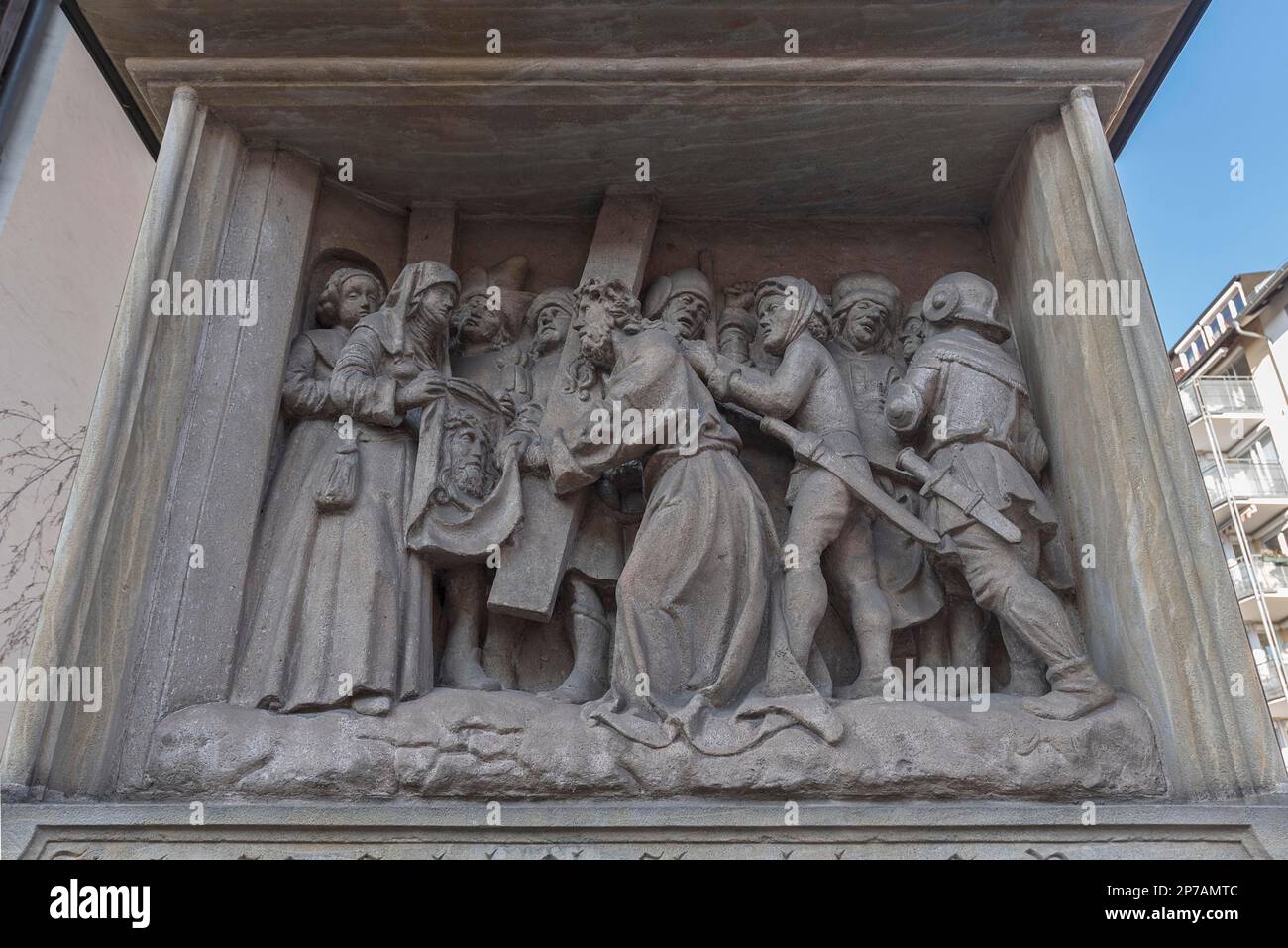 Fourth Stations of the Cross by Adam Kraft, German sculptor in the 15th ...