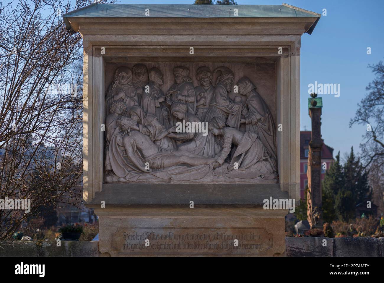 Seventh Stations of the Cross by Adam Kraft, German sculptor in the ...