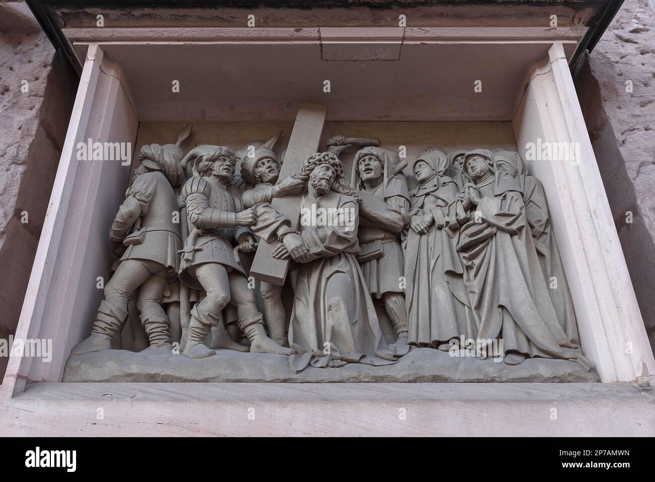 Third Stations of the Cross by Adam Kraft, German sculptor in the 15th ...