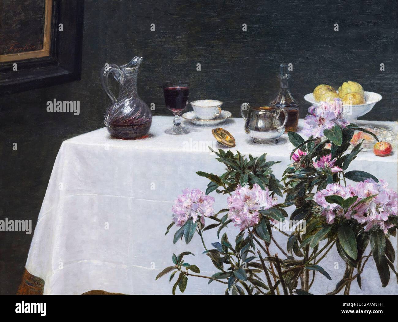 Still Life, Corner of a Table, Henri Fantin-Latour, 1873, Art Institute ...