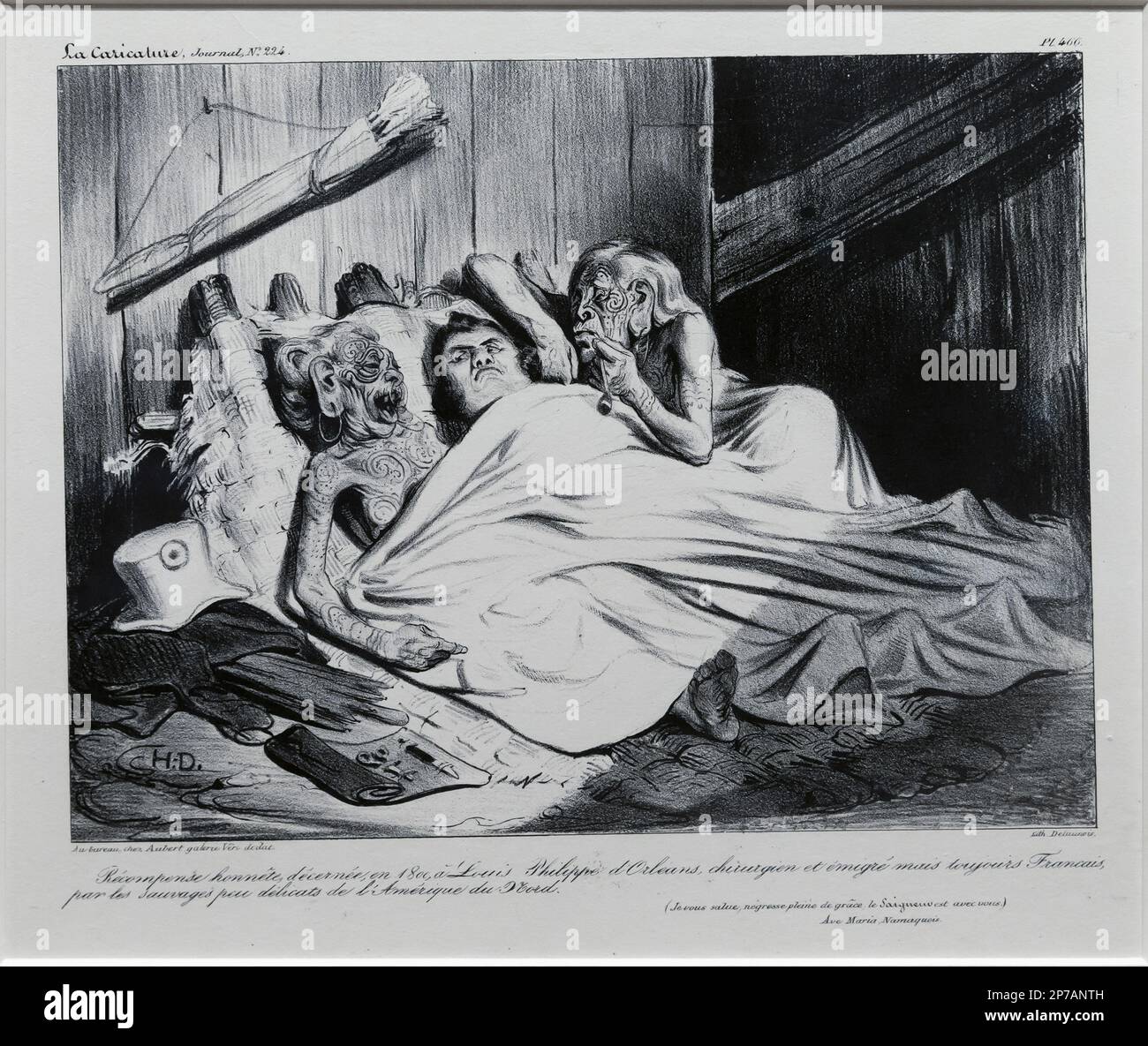 Caricature by honore daumier hi-res stock photography and images - Alamy