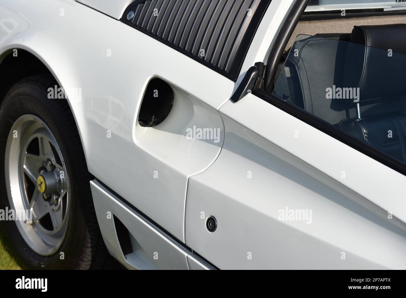 Air intake on a Ferrari, Germany Stock Photo - Alamy