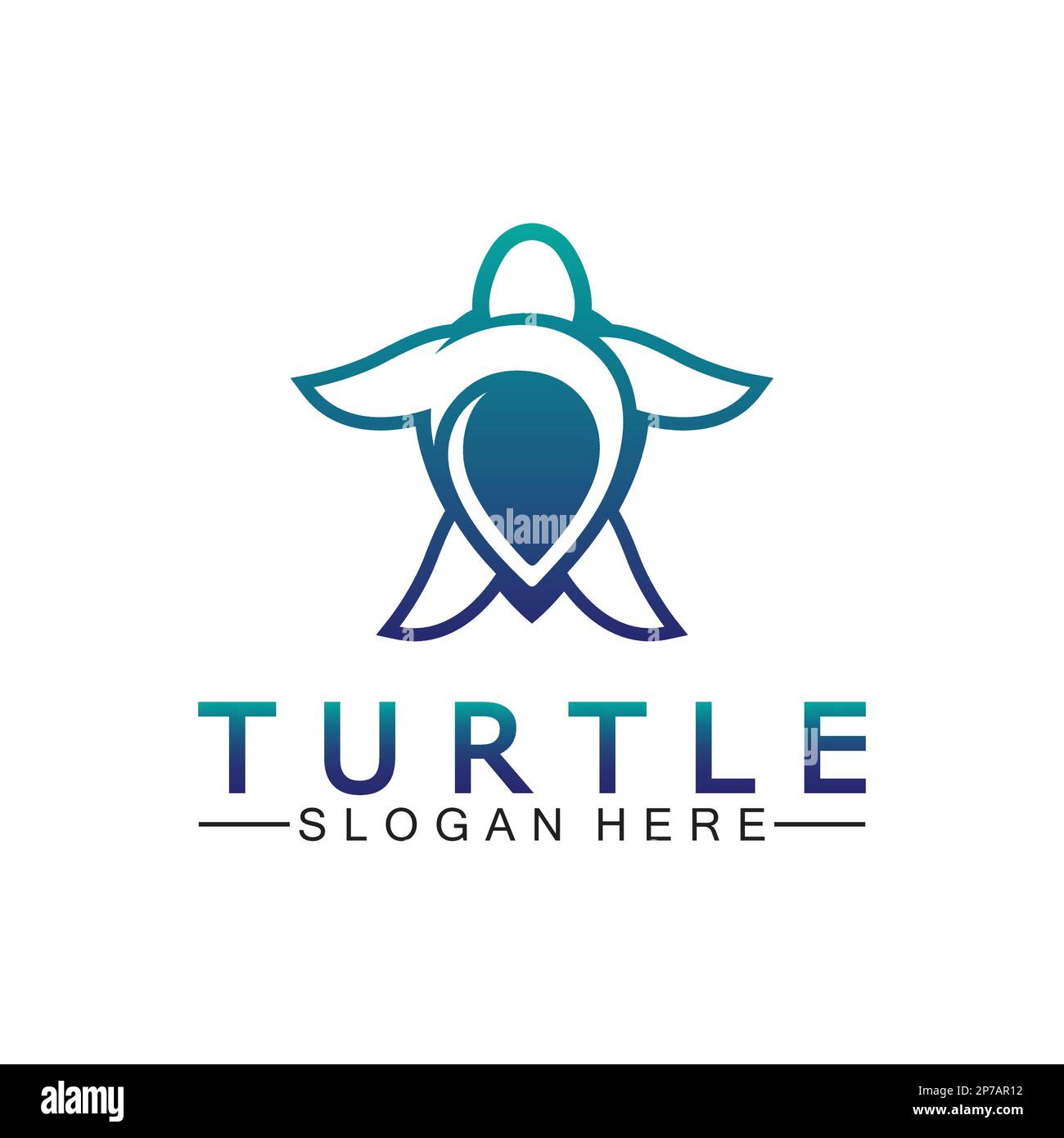 Turtle icon, Sea turtle vector illustration, Logo for buttons, websites ...