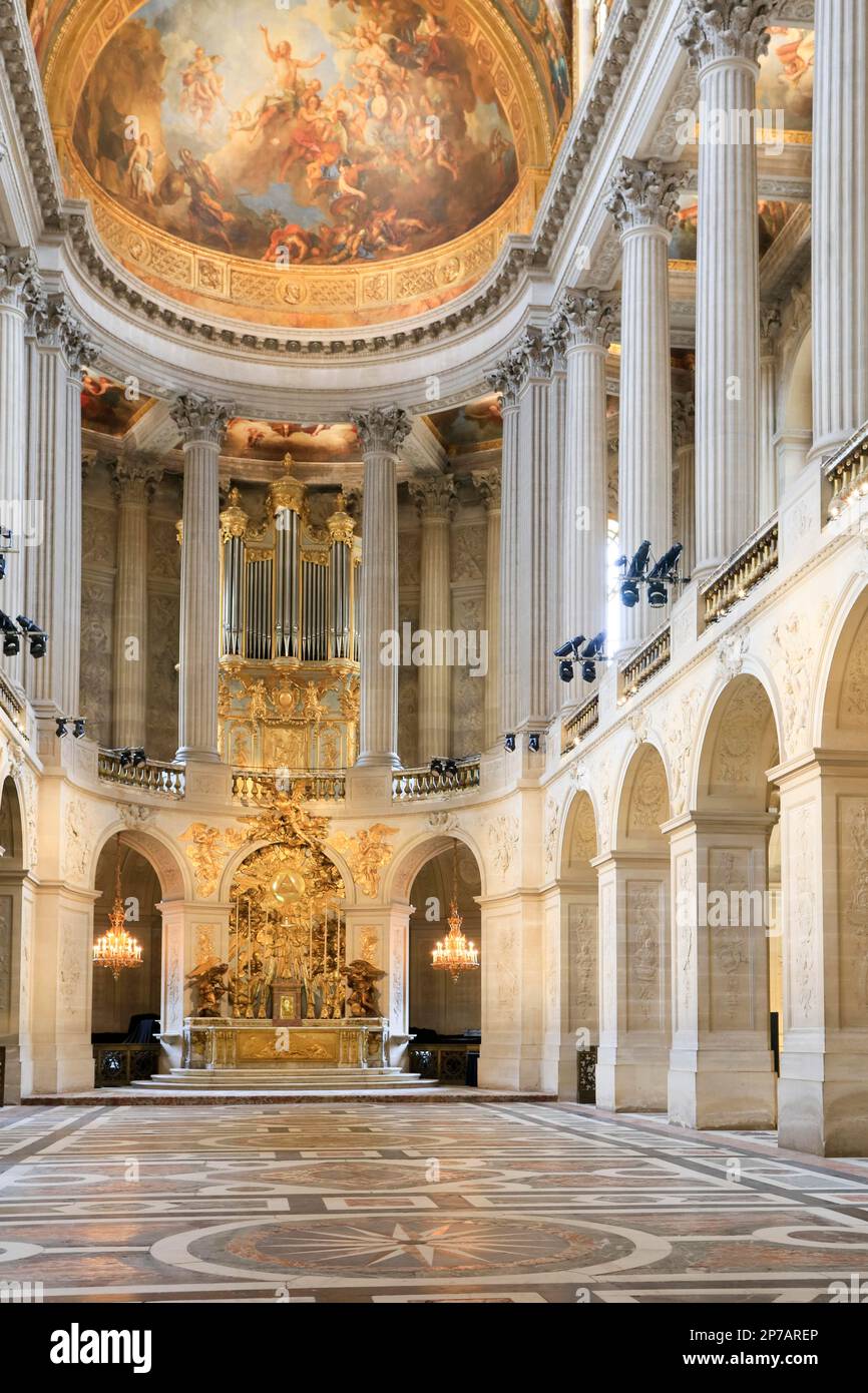 Chapelle Royale, Chateau de Versailles, Yvelines department, Ile-de ...