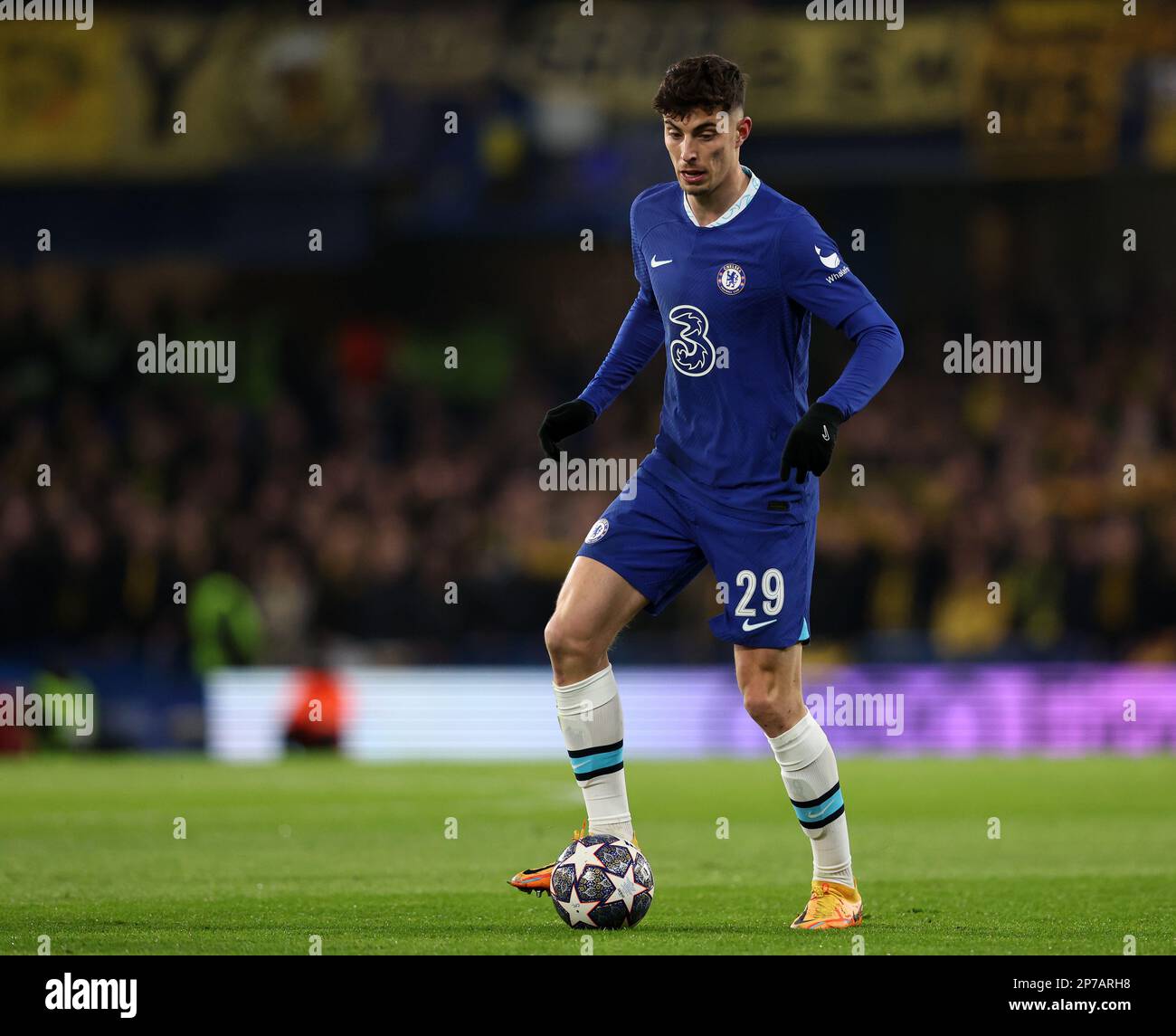 London, England, 7th March 2023. Kai Havertz of Chelsea during the UEFA ...