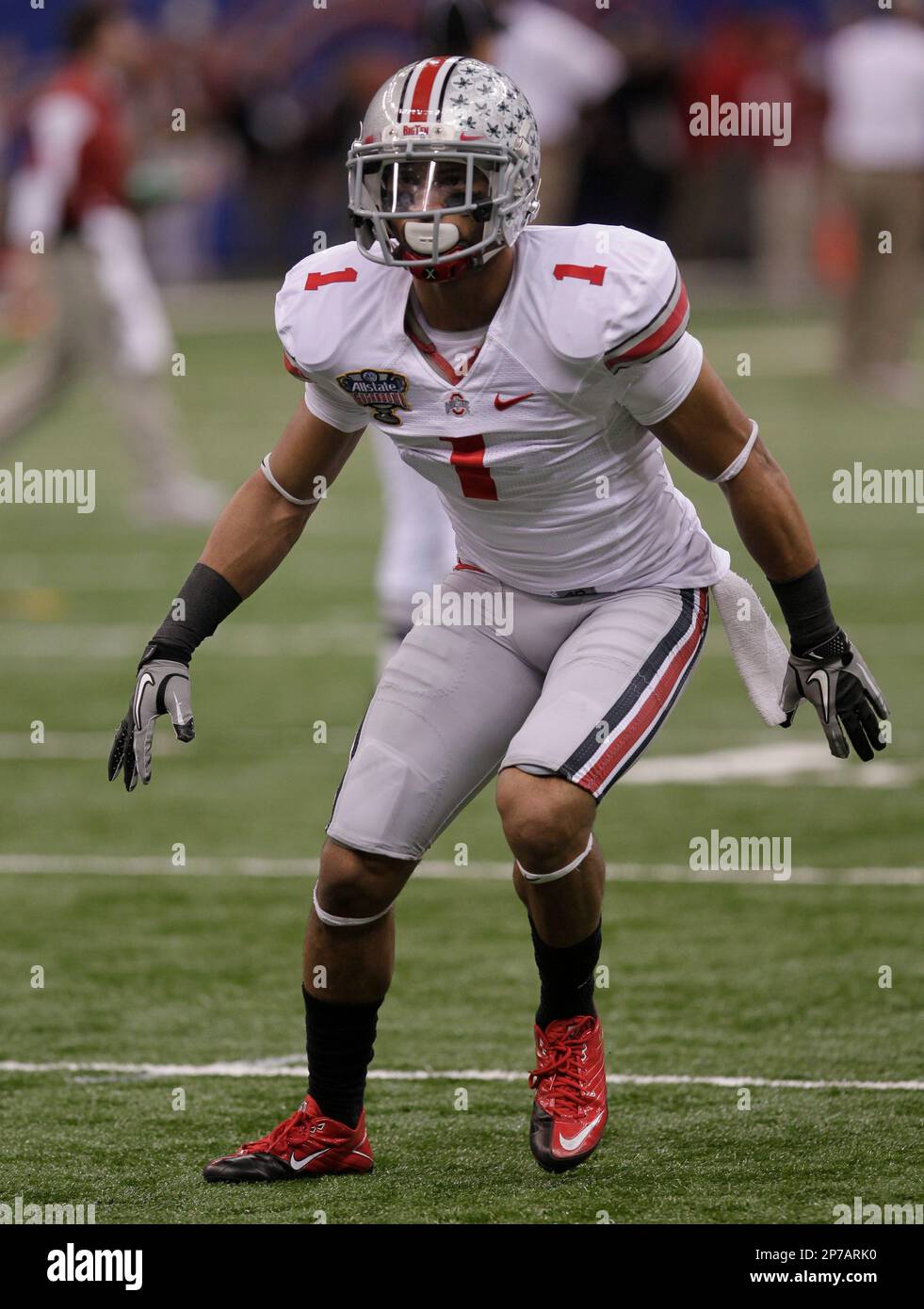 Ohio State defensive back Devon Torrence (1) before a college football ...
