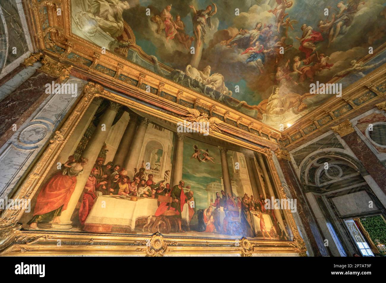 Hercules Hall with monumental painting The Supper in the House of Simon ...
