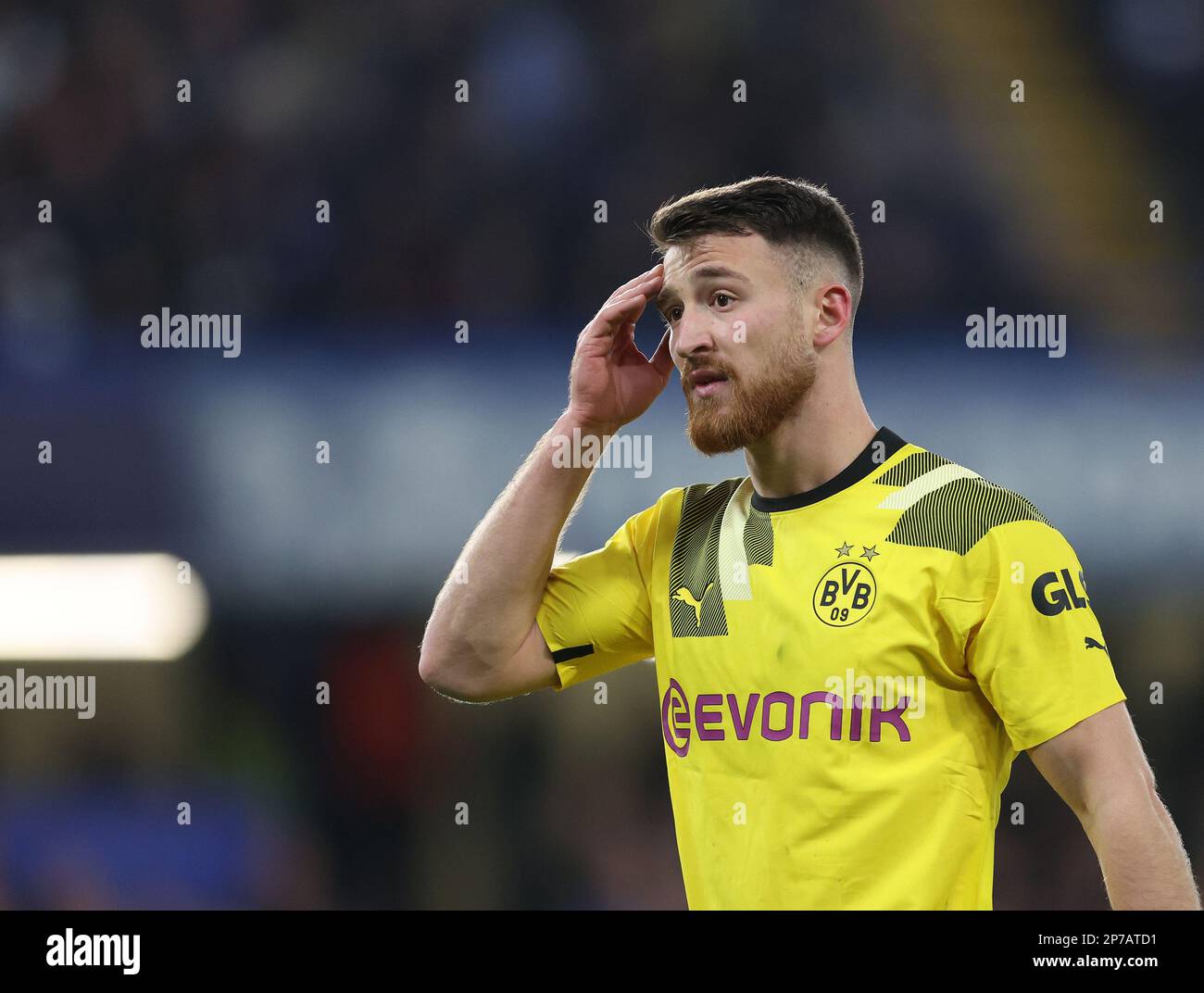 London, England, 7th March 2023. Salih Ozcan of Borussia Dortmund ...