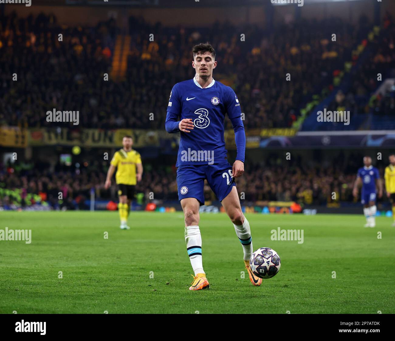 London, England, 7th March 2023. Kai Havertz of Chelsea during the UEFA ...