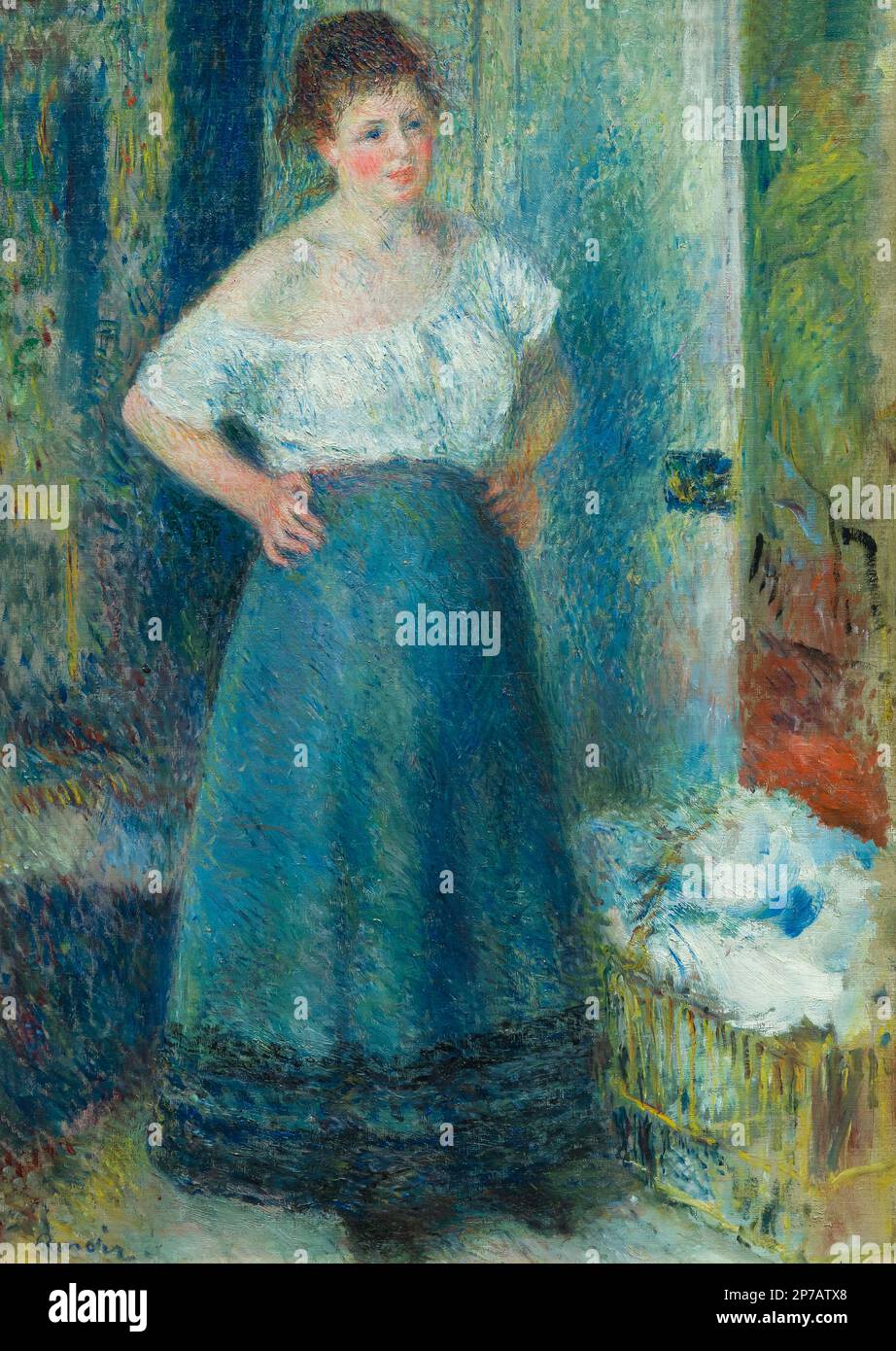 The Laundress, Pierre-Auguste Renoir, 1877-1879, Art Institute of ...