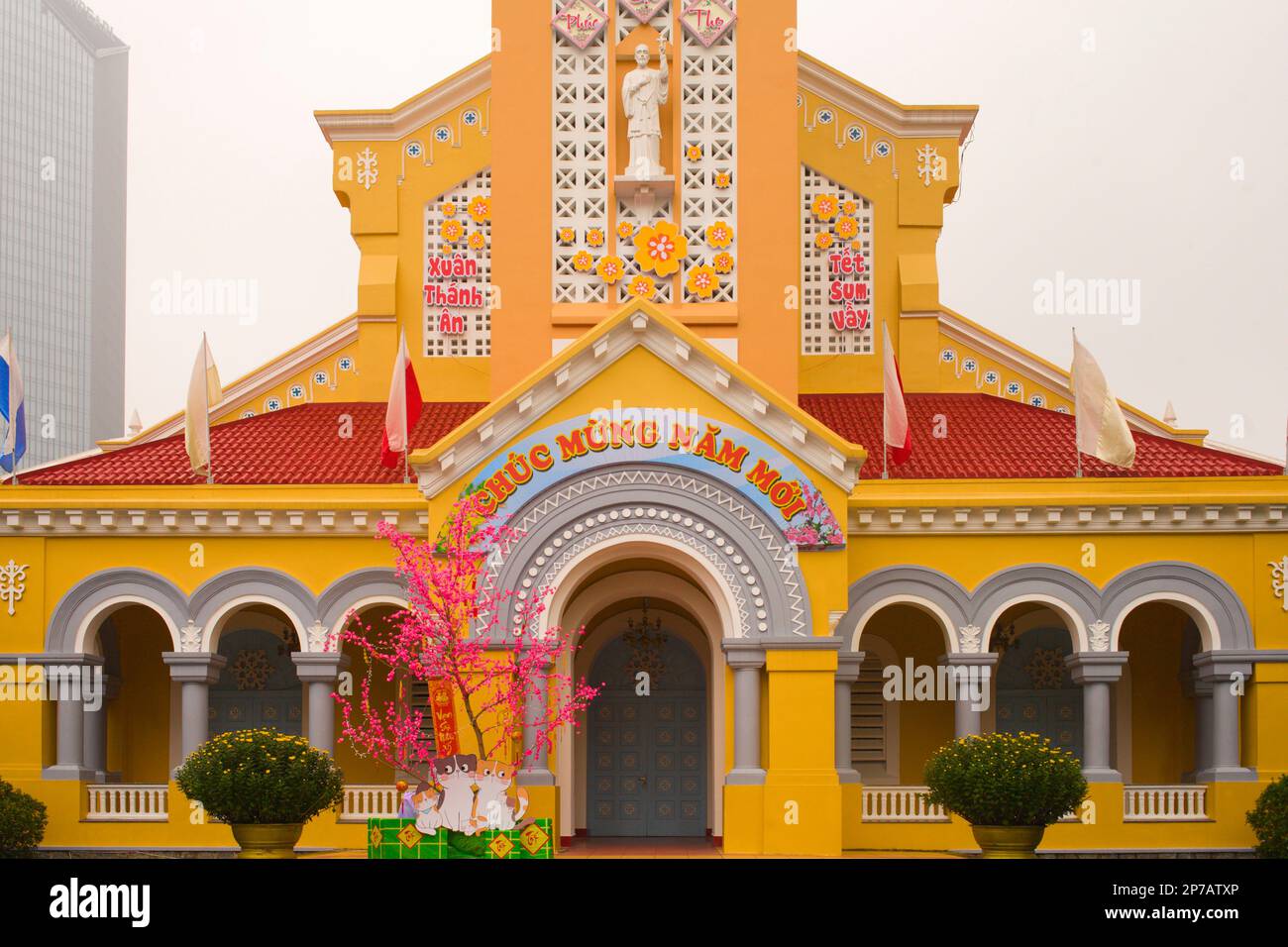 Vietnam, Hue, St Francis Xavier, catholic church Stock Photo - Alamy