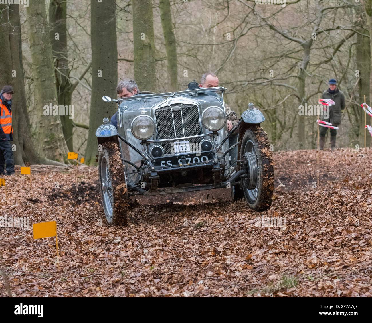 The Vintage Sports Car Club (V.S.C.C.) members taking part in the clubs ...