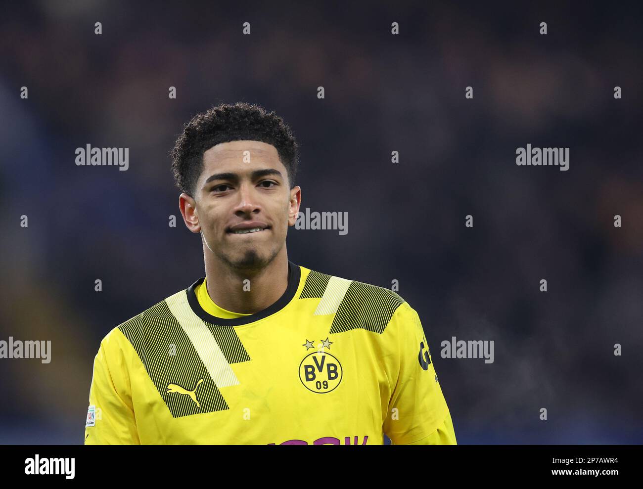 London, England, 7th March 2023. Jude Bellingham of Borussia Dortmund ...