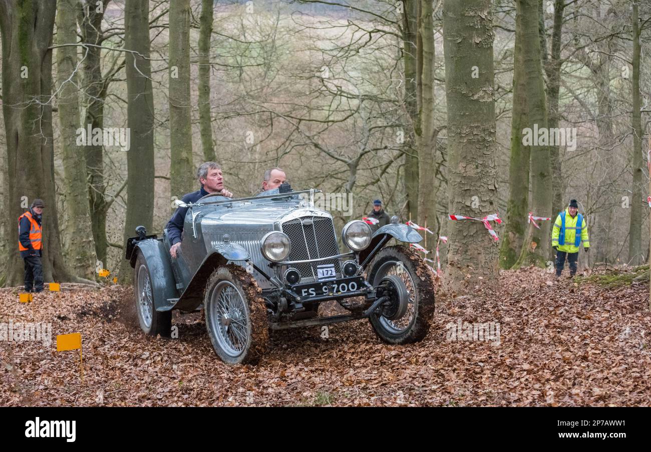 The Vintage Sports Car Club (V.S.C.C.) members taking part in the clubs ...