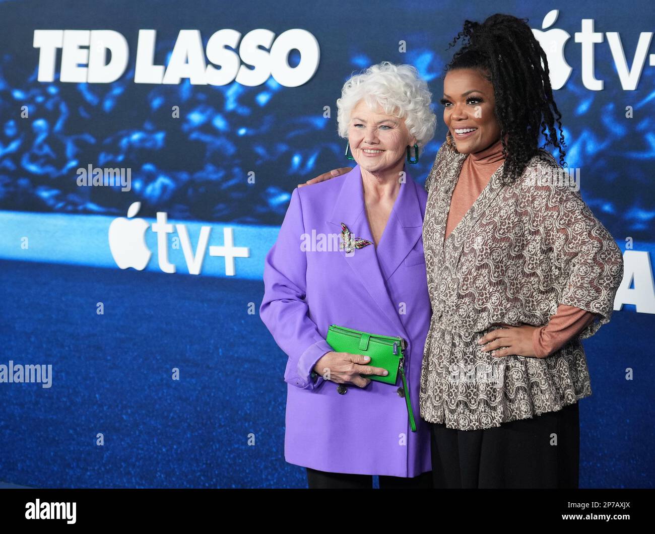 (L-R) Annette Badland and Yvette Nicole Brown at the Apple Original ...