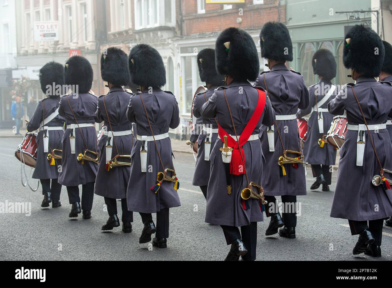 Windsor, Berkshire, UK. 7th February, 2023. A foggy morning in Windsor ...