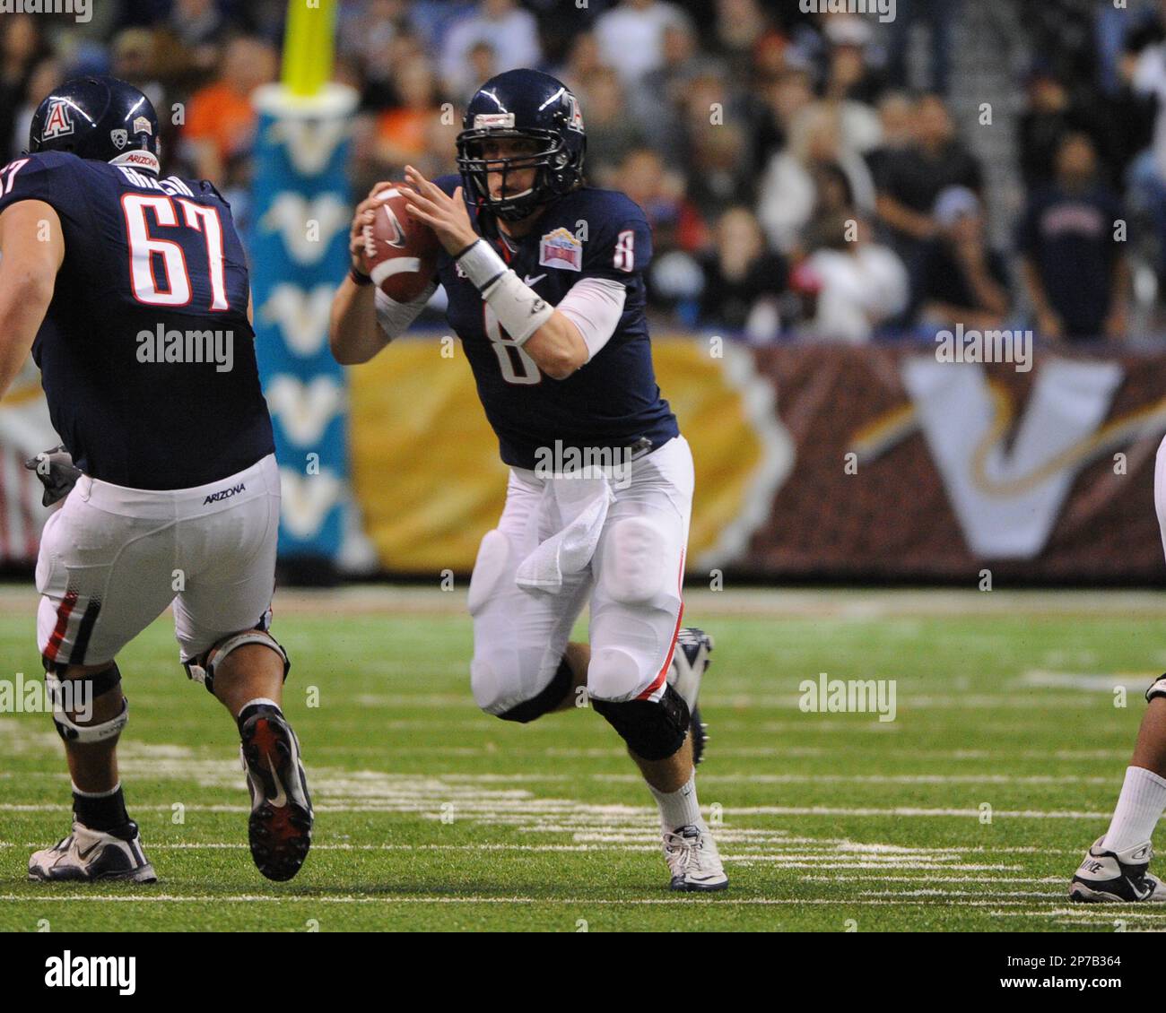 Dec 29, 2010.. Nick Foles #8 of the Arizona Wildcats vs the Oklahoma ...