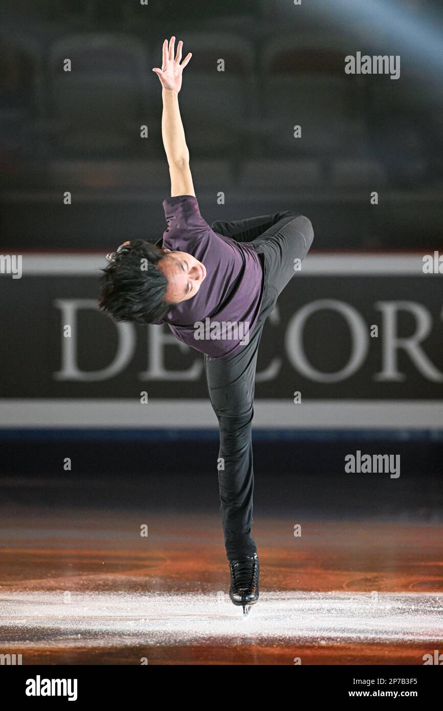 Wesley CHIU (CAN), during the Exhibition Gala, at the ISU World Junior ...