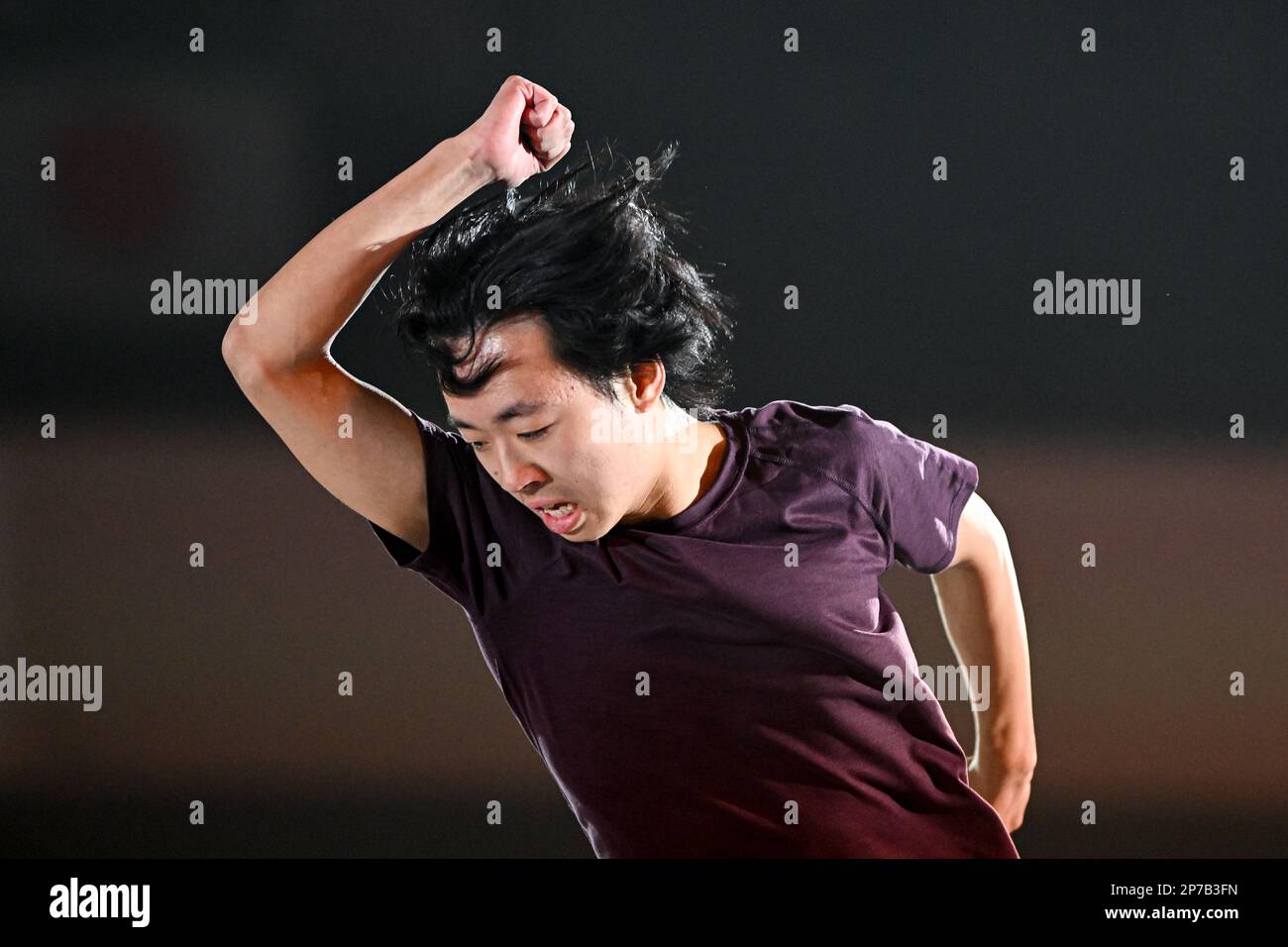 Wesley CHIU (CAN), during the Exhibition Gala, at the ISU World Junior ...