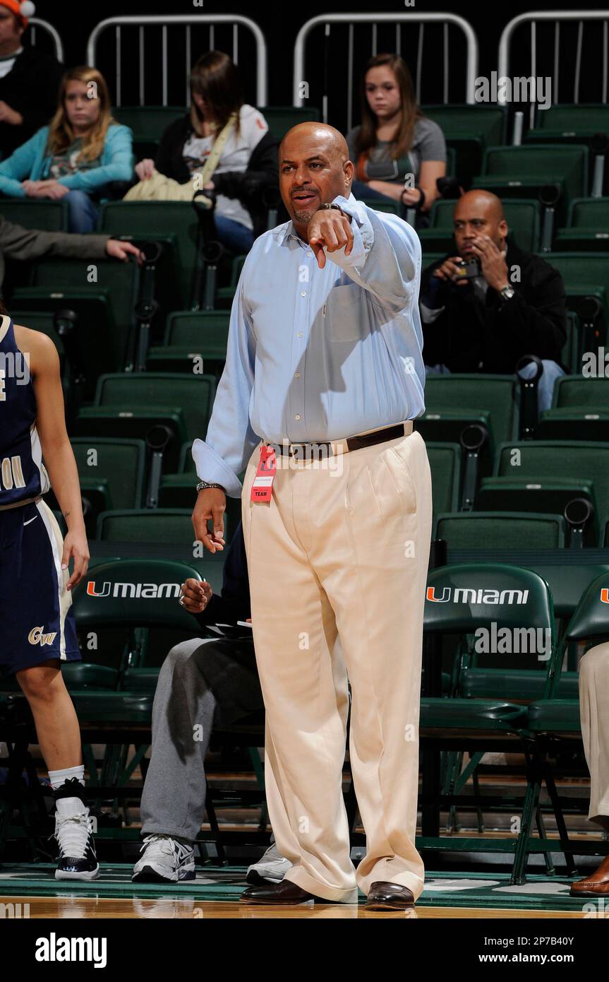 December 28, 2010: Head coach Mike Bozeman of the George Washington ...
