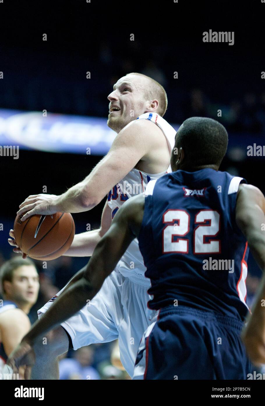 December 22 2010: DePaul's Jimmy Drew drives the lane past Greg Gantt ...