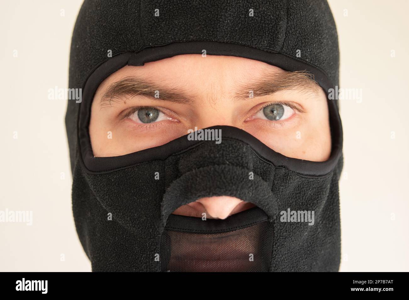 Black Man In Ski Mask