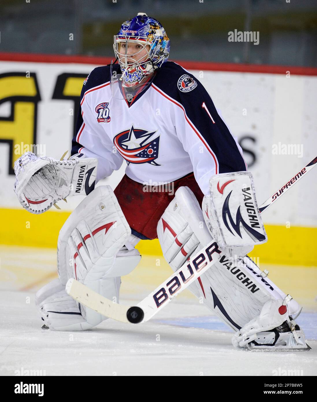 NHL player profile photo on Columbus Blue Jackets' goalie Steve Mason ...