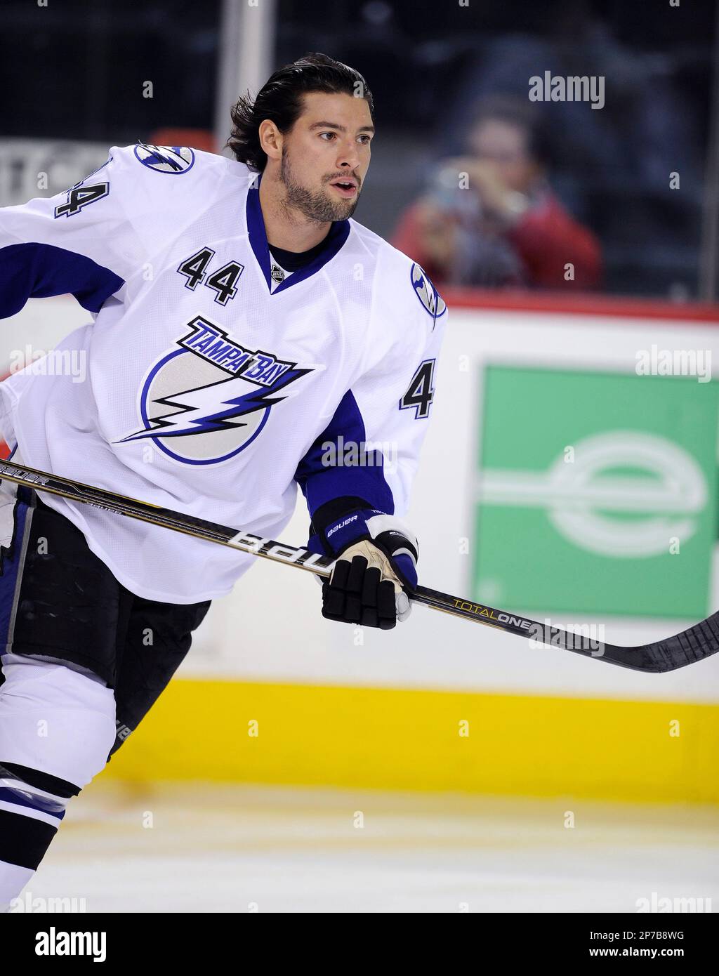 NHL player profile photo on Tampa Bay Lightning's Nate Thompson during ...