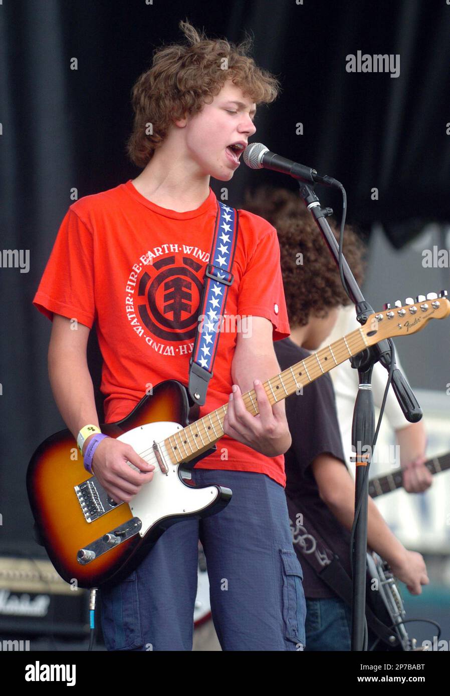 In a June 5th, 2010 photo, Tim Dutter, 15, of Fairfield, performs with ...