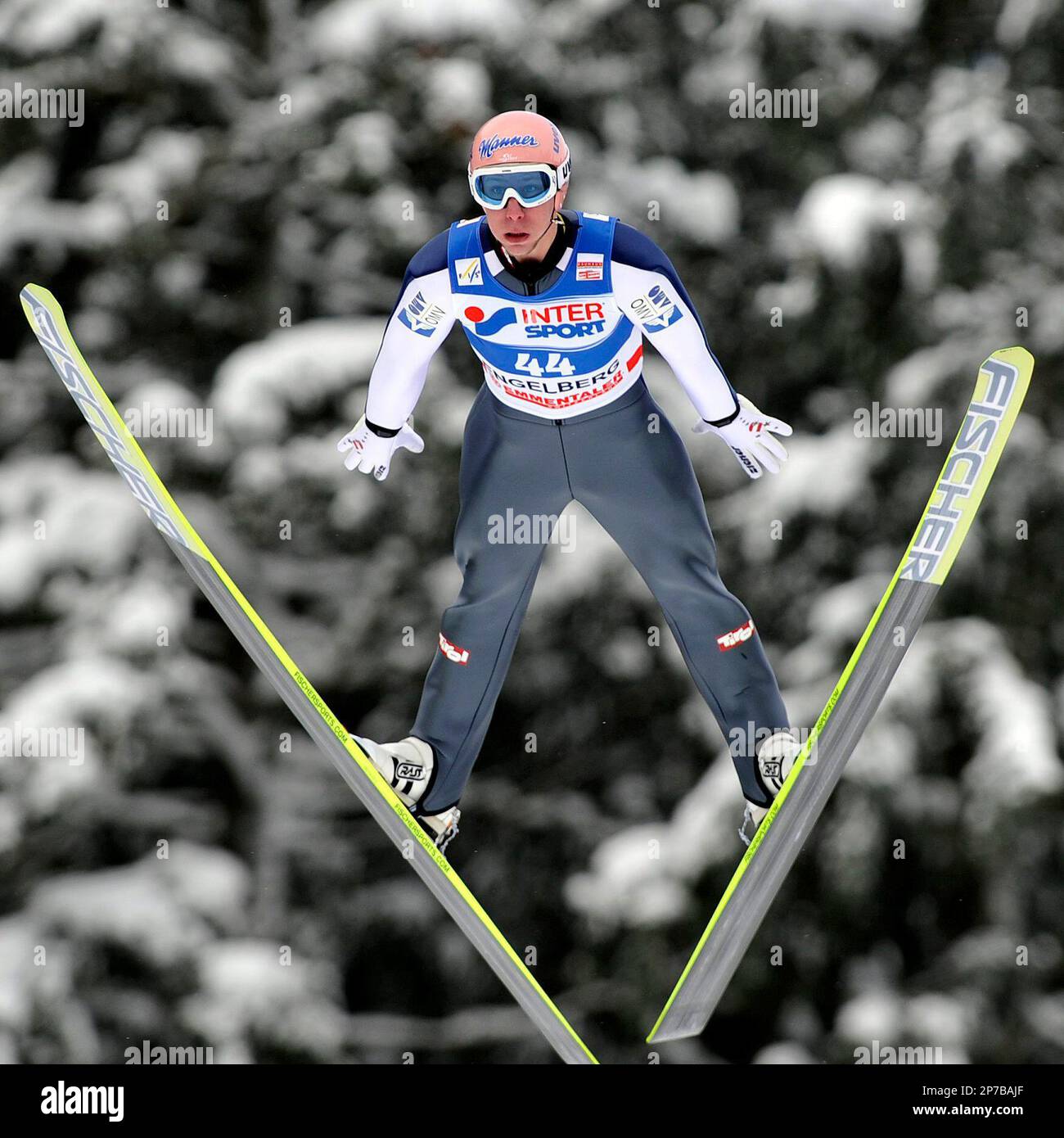 Martin Koch of Austria soars through the air during the FIS World Cup ...