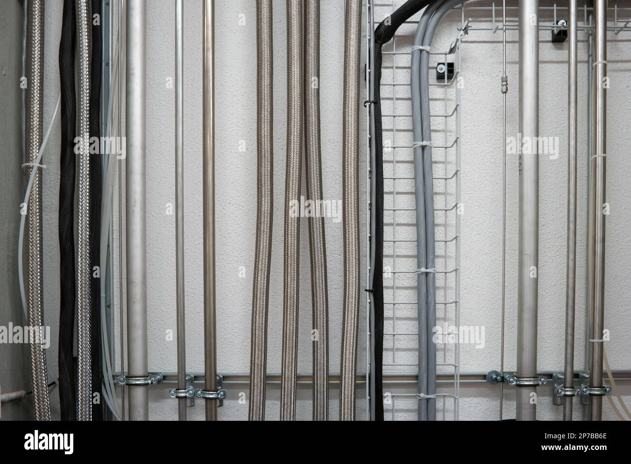 Wall mounted piping hi-res stock photography and images - Alamy