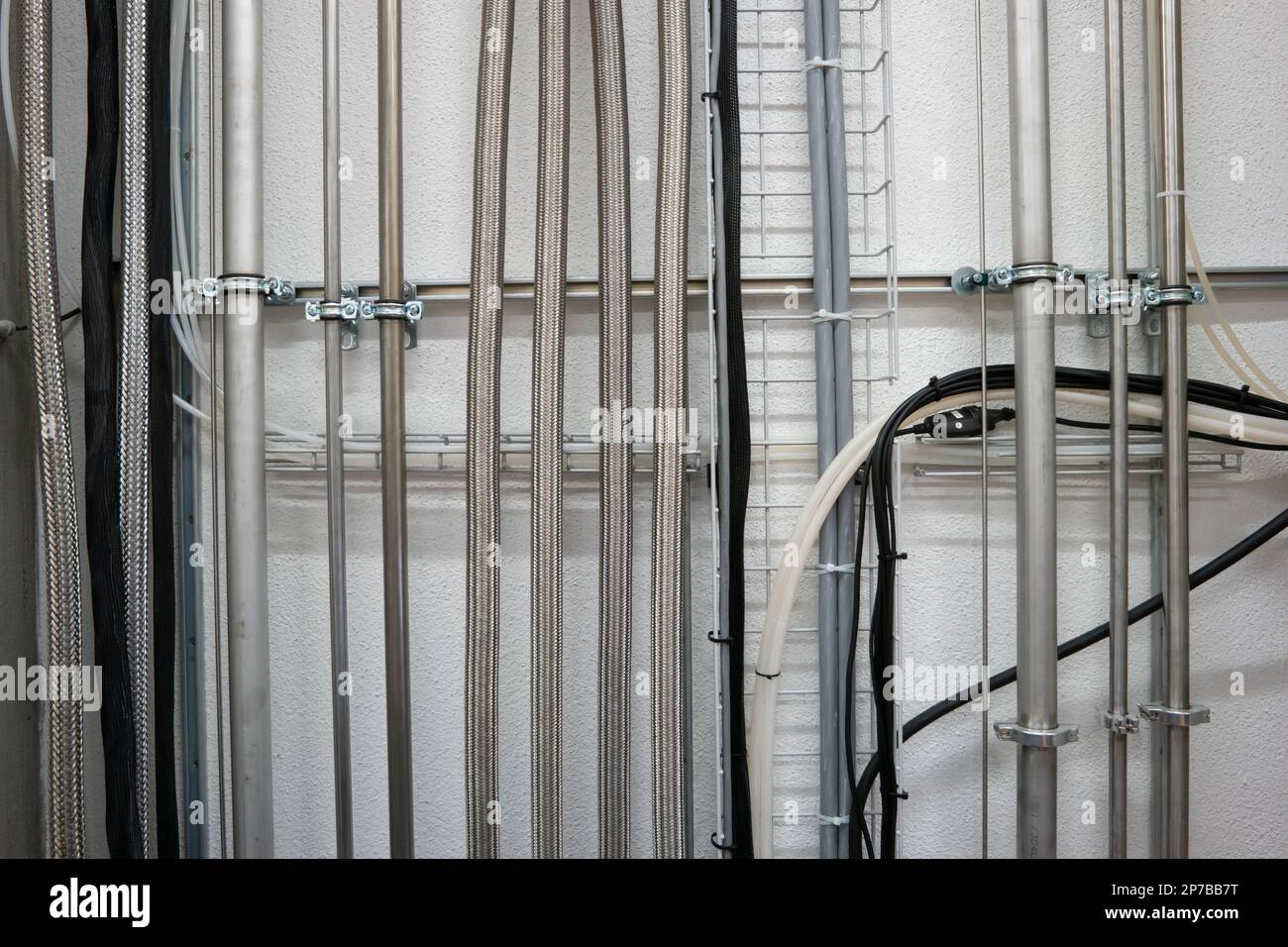 Wall mounted piping hi-res stock photography and images - Alamy