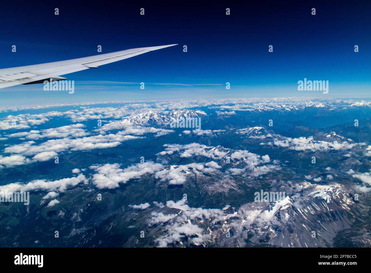 aerial view of mountain in Europe Stock Photo - Alamy