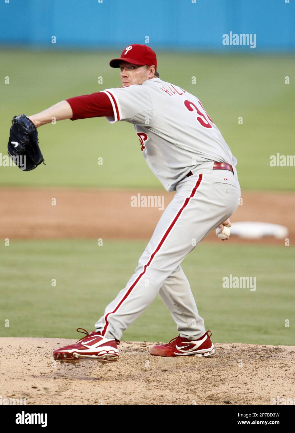 Philadelphia Phillies pitcher Roy Halladay pitches against the Florida ...