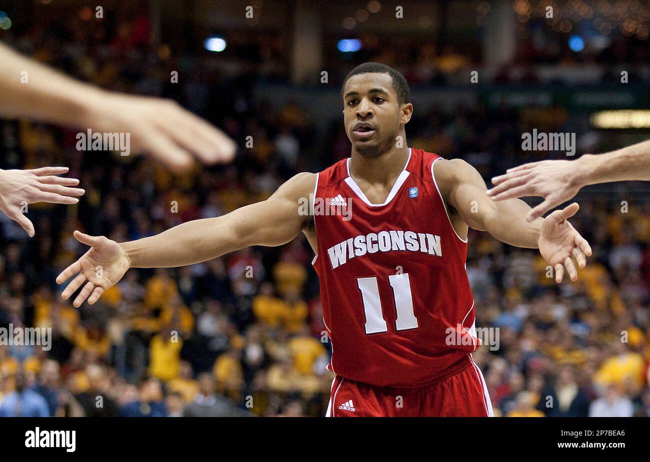 Wisconsin Badgers guard Jordan Taylor (11) during an NCAA college ...