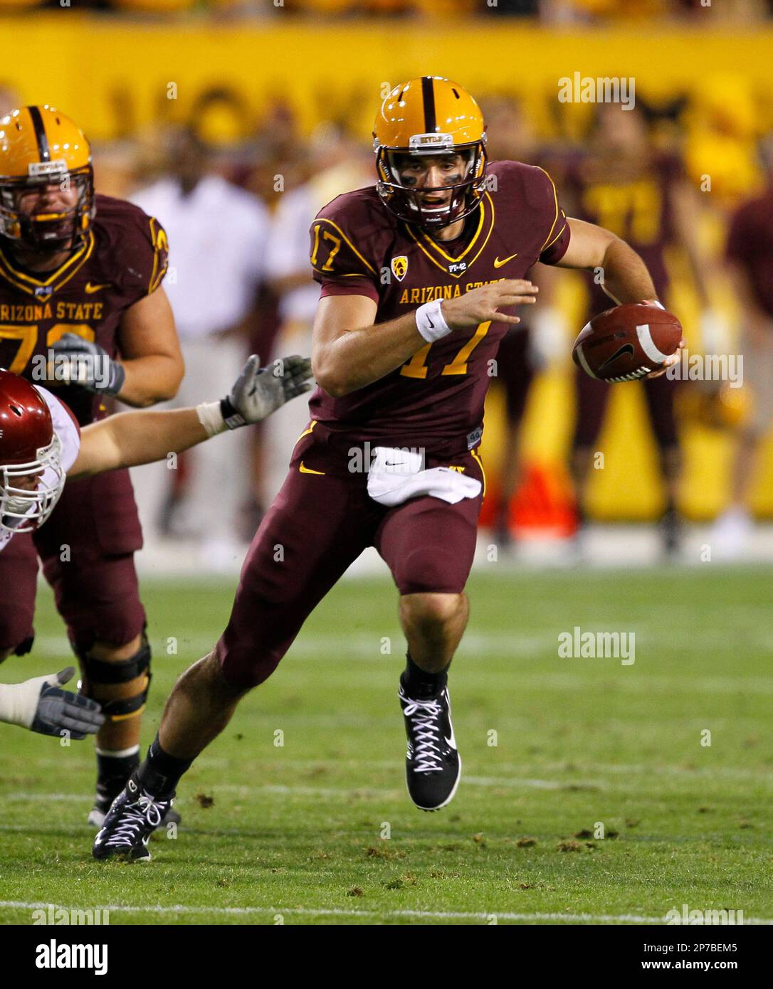 Arizona State Sun Devils quarterback Brock Osweiler in the first ...