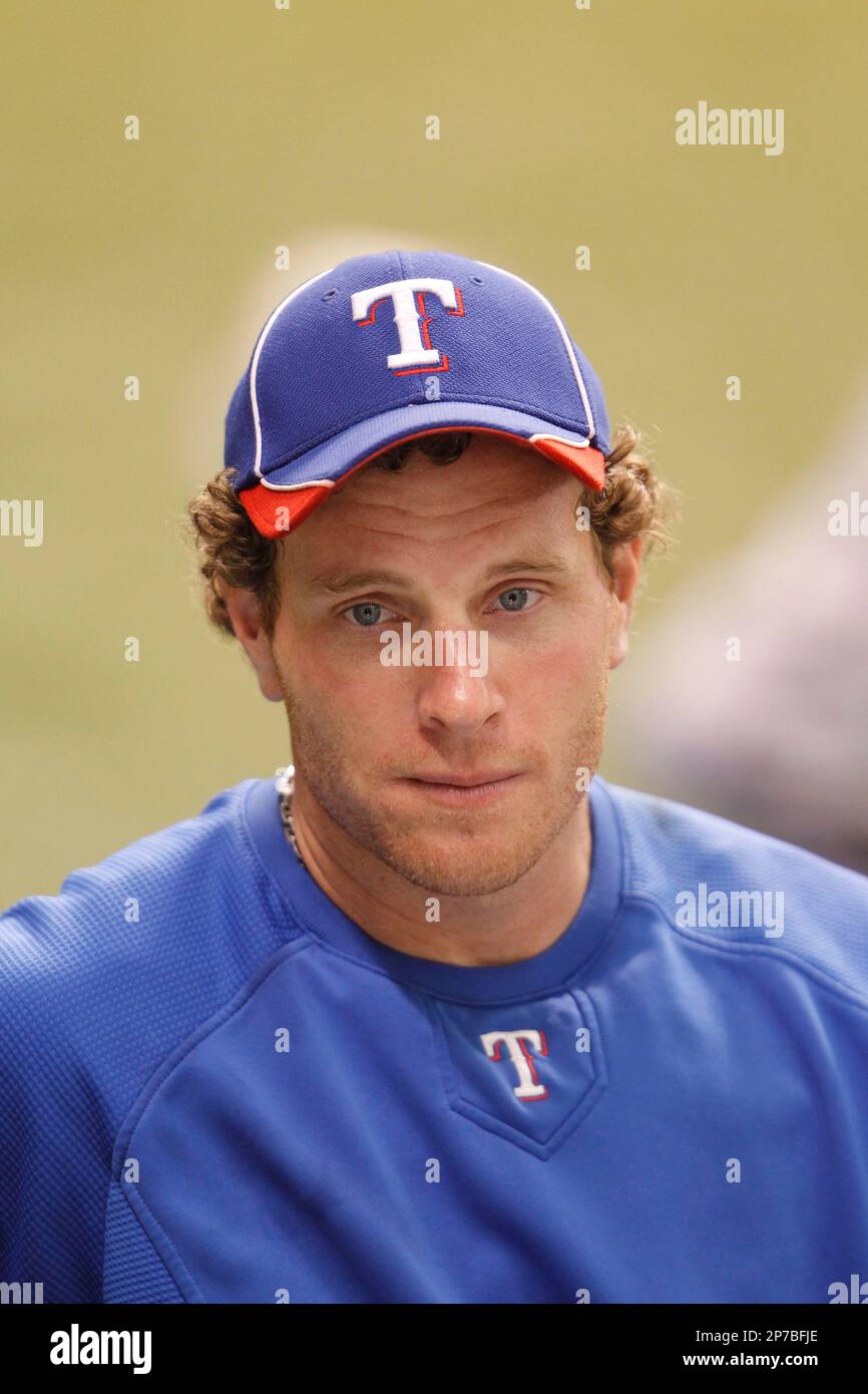 Outfielder Josh Hamilton of the Texas Rangers. plays in a game against ...