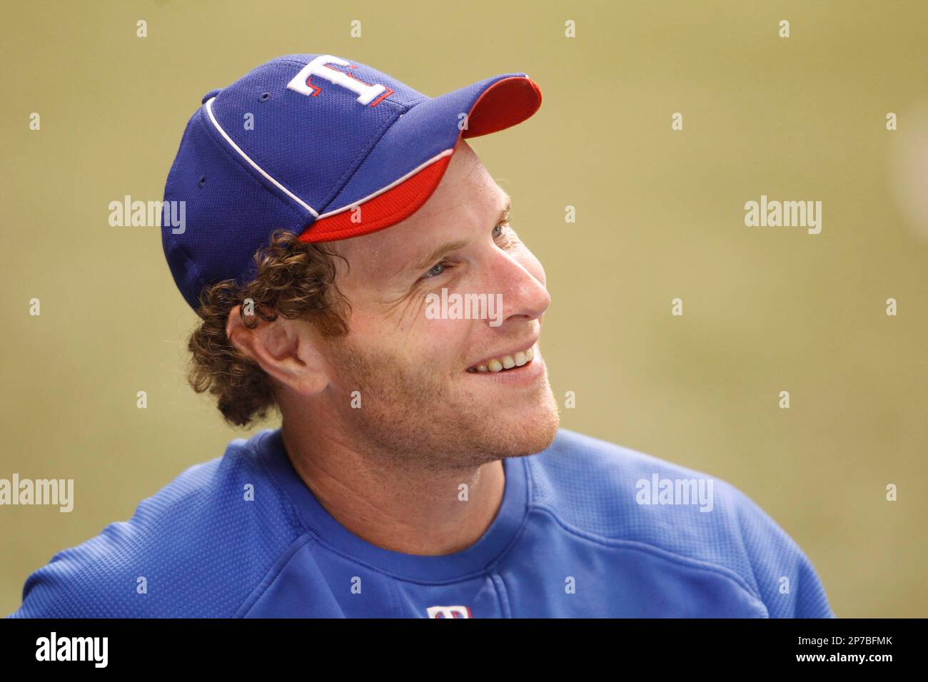Outfielder Josh Hamilton of the Texas Rangers. plays in a game against ...