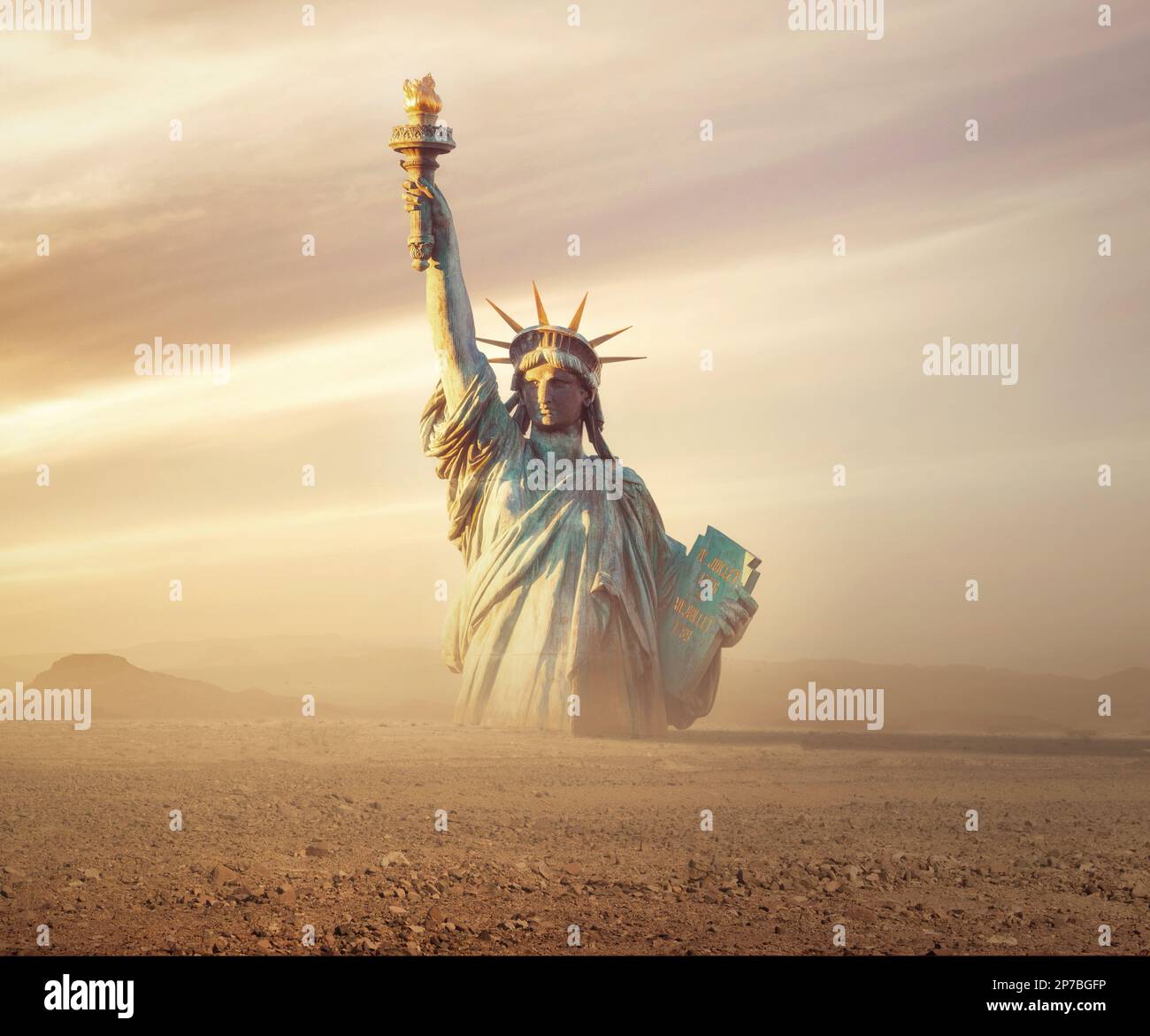 Statue of liberty desert hi-res stock photography and images - Alamy