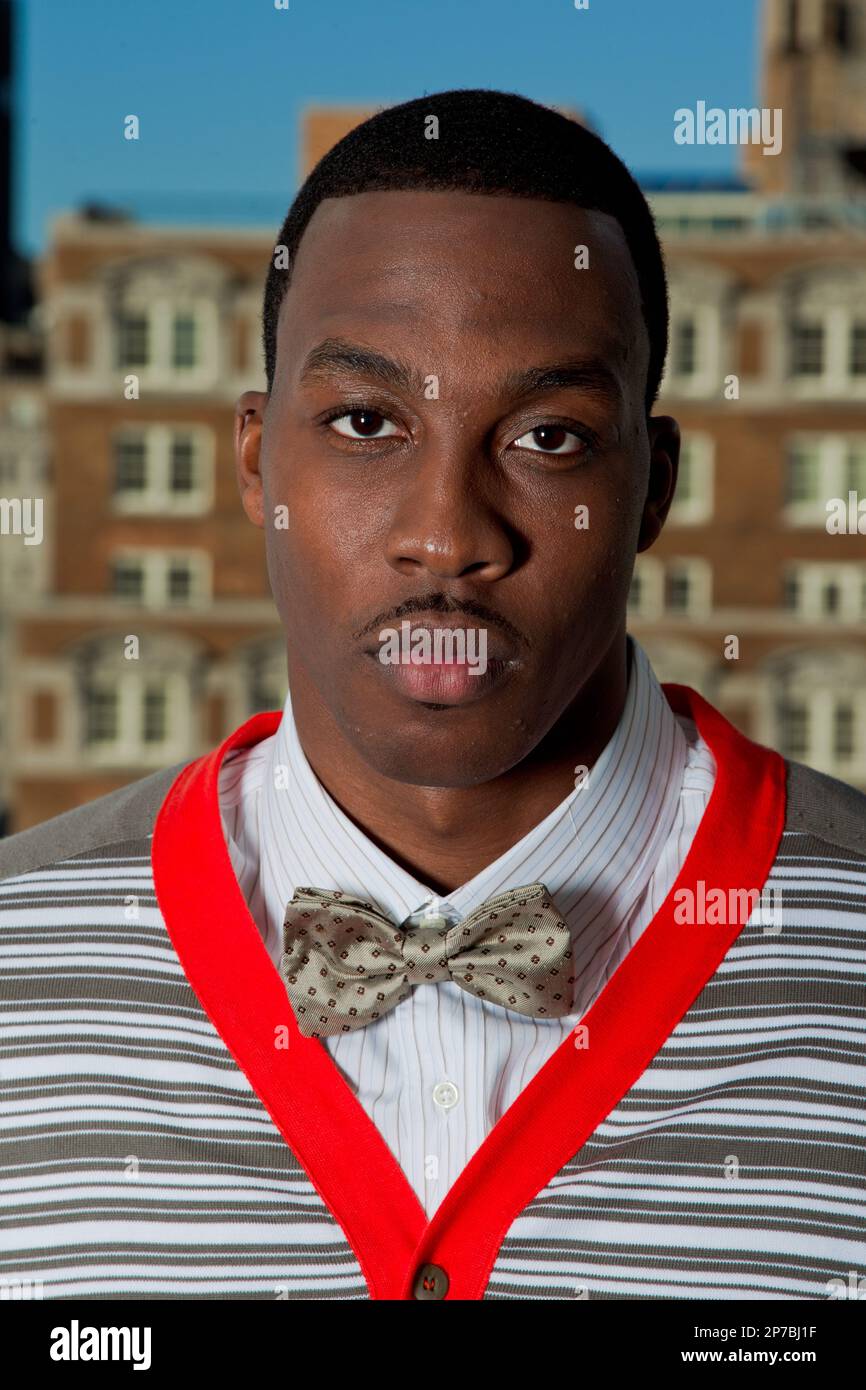 Orlando Magic center Dwight Howard Orlando poses for a portrait .Shot ...